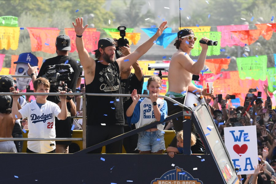 Los Angeles celebrates Dodgers’ World Series title with parade, rally