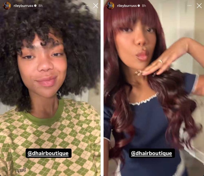 Riley Burruss Shows Off Her Before-and-After Hair Transformation ...
