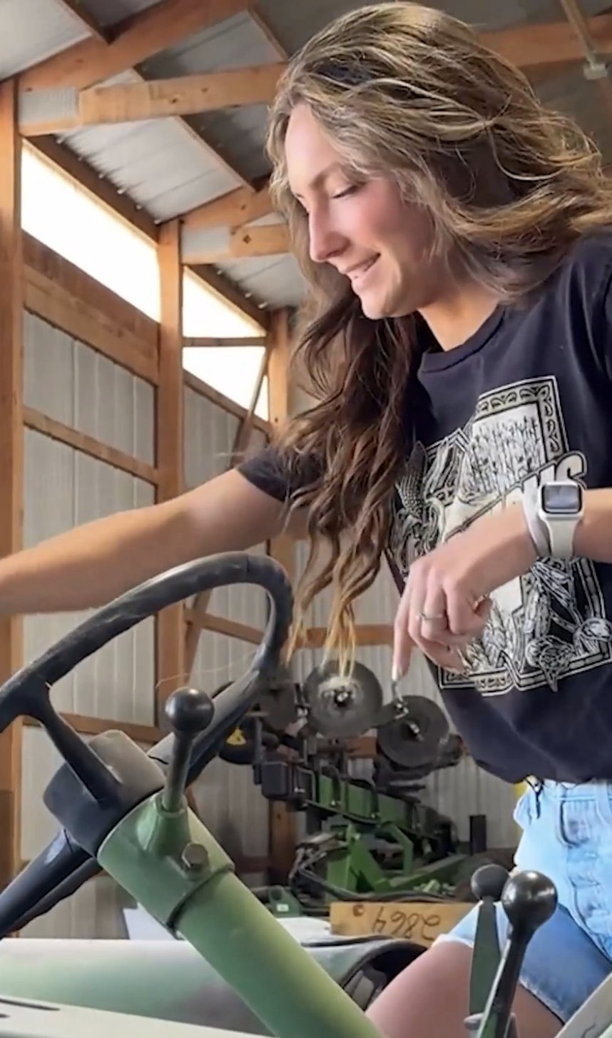 This Tractor is full of Spider Webs!
