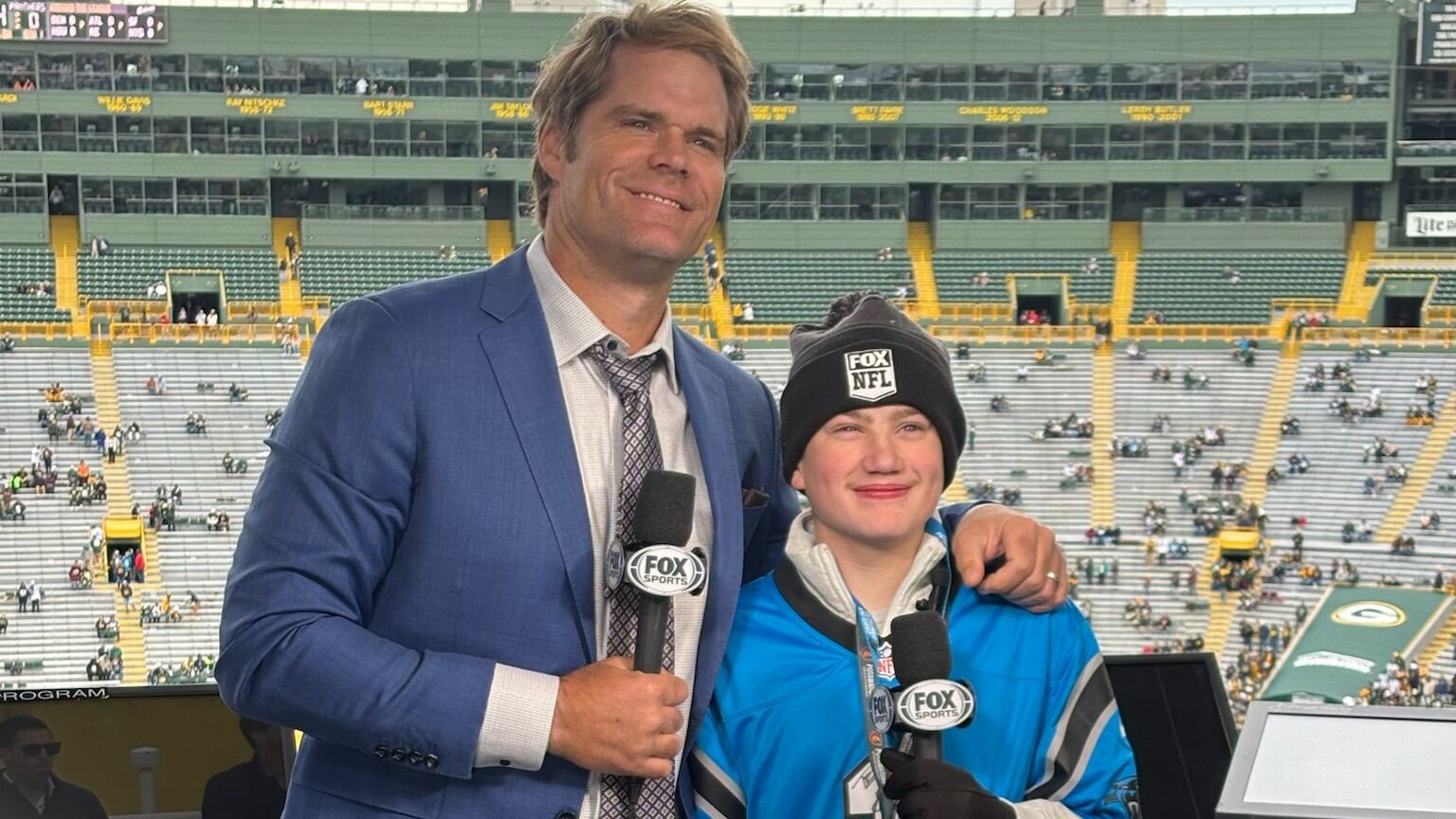 Boy reconnects with legendary Panthers player years after shared ...