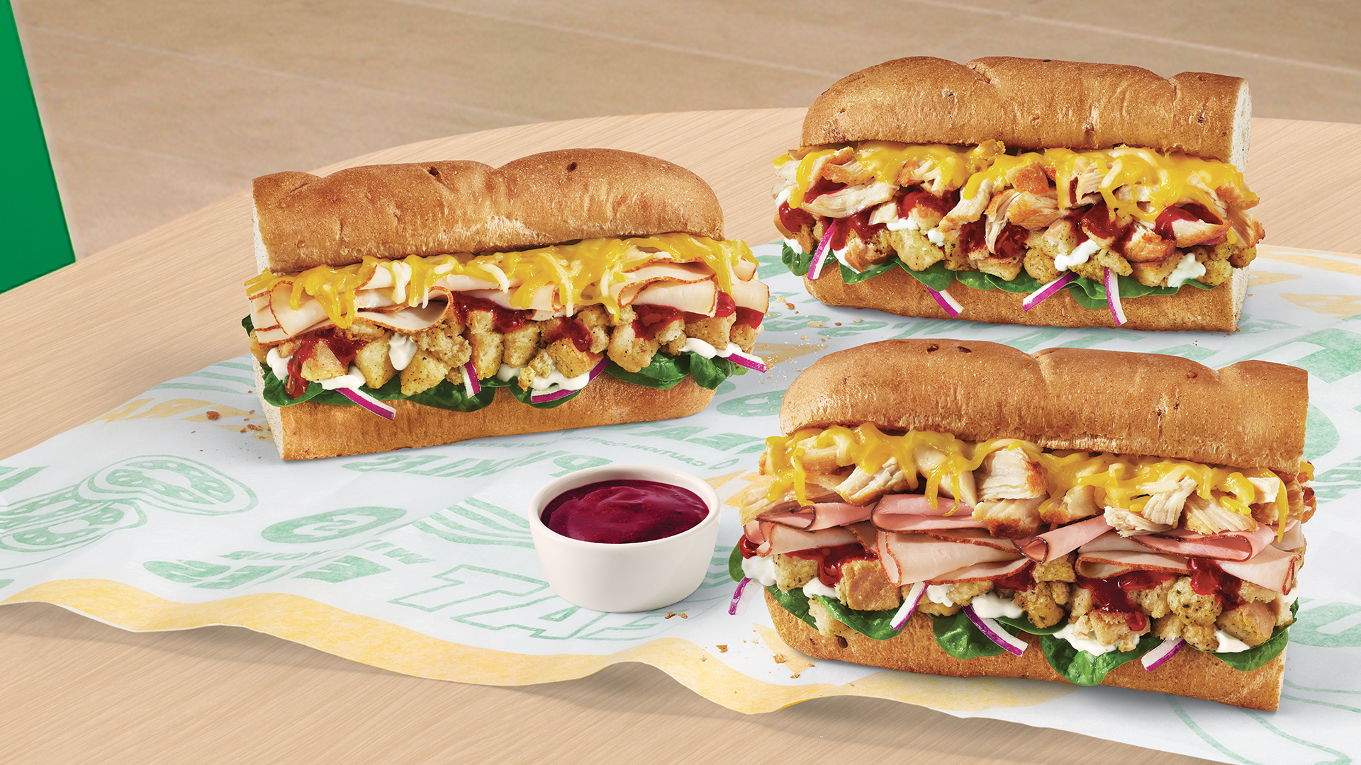 ‘TurHamKen’ among 3 new holiday-themed sandwiches at Subway