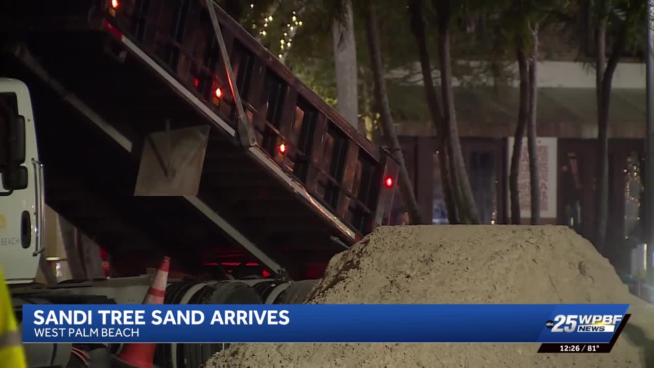 Sandi is coming to town: Sand deliveries started Monday for Sandi Tree ...
