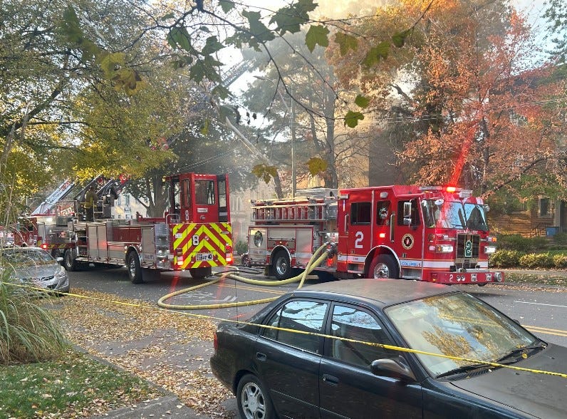 Firefighters investigating following explosion, fire at Kelton House ...