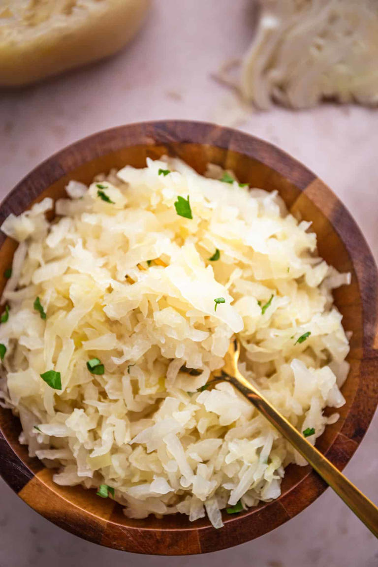 Super simple sauerkraut
