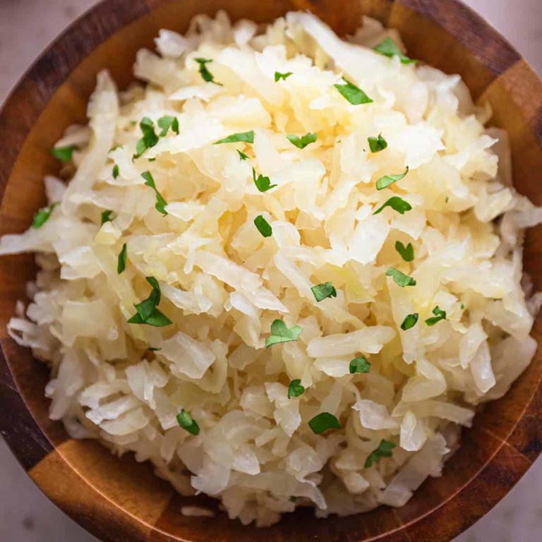 Super simple sauerkraut