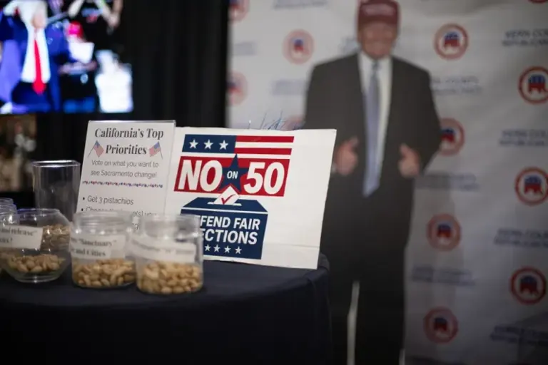 California Democrats made Prop. 50 about Trump. Polls show it’s working ...