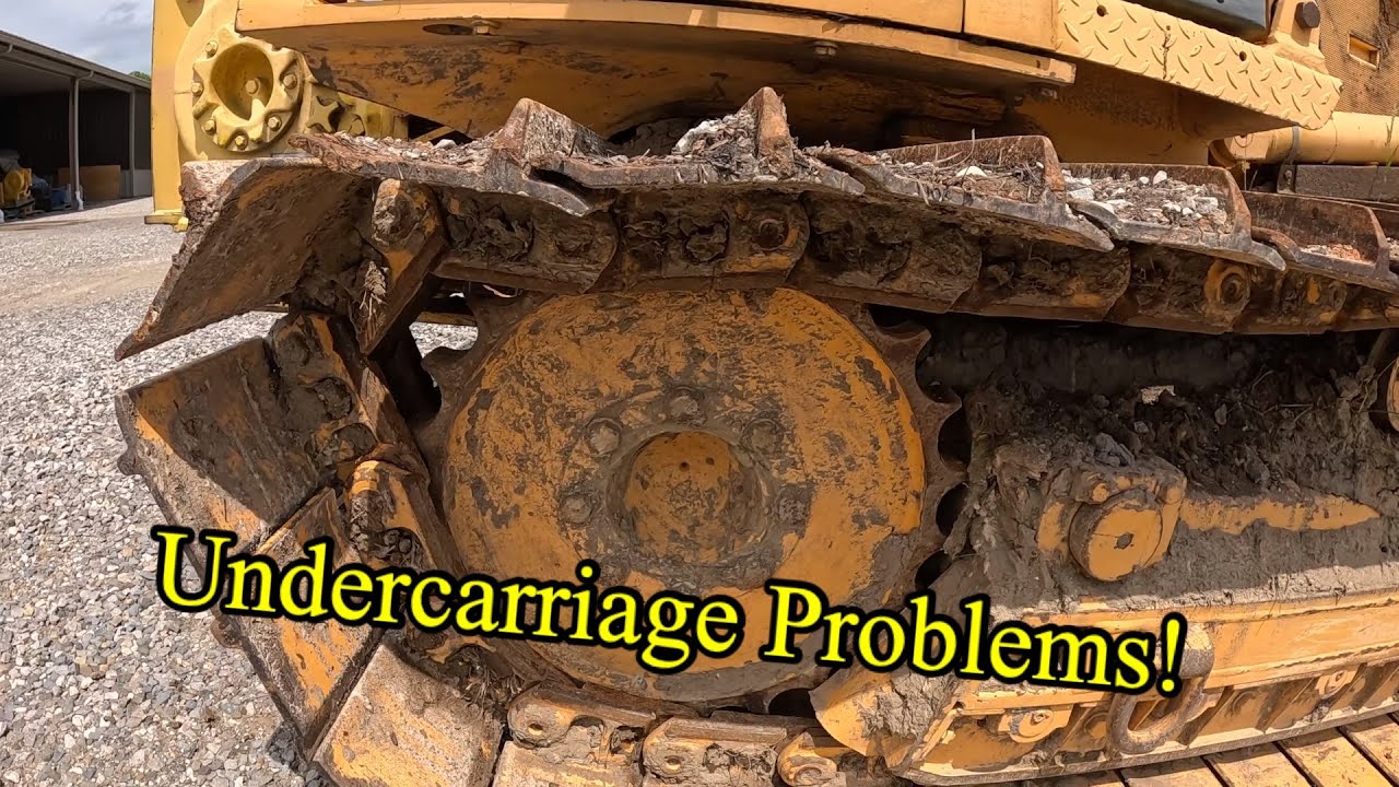 Broken bulldozer undercarriage issues keep us busy!