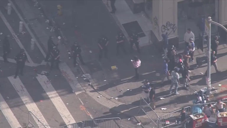 One person severely injured during unauthorized party in downtown LA ...