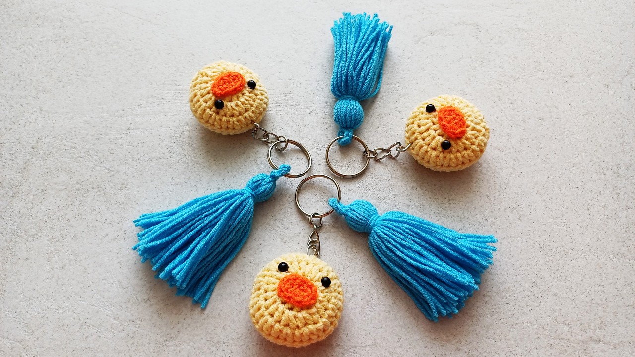Cute Crochet Duck Keychain Tutorial | Easy & Fun DIY Gift Idea