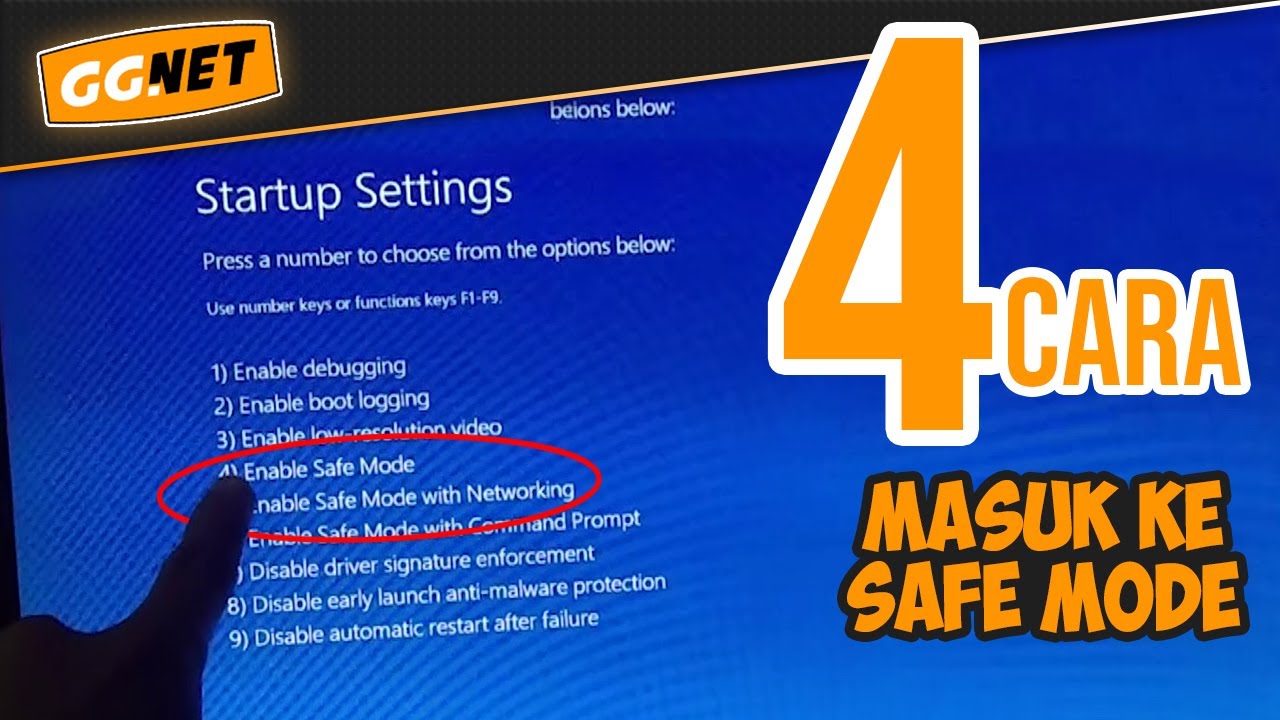 4 Cara Masuk ke Safe Mode Windows 10