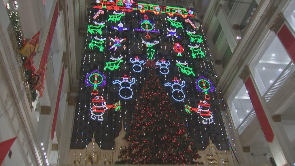 Christmas Light Show and Dickens Village returns to Wanamaker Building ...