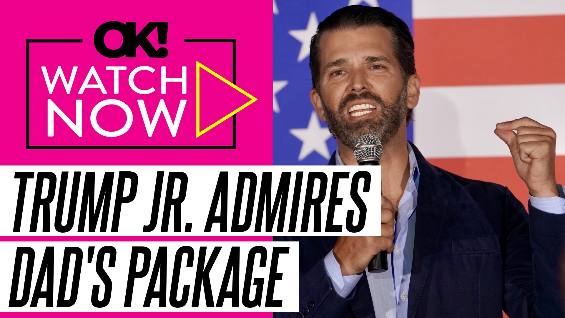 Donald Trump Jr. Disturbingly Admires His Dad's Package in Odd White ...