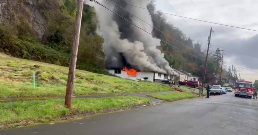 Smoke detector saves family in Hoquiam house fire