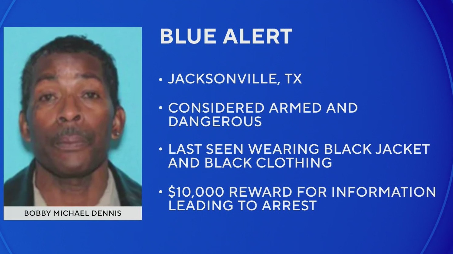 Blue alert issued for man who allegedly shot an officer in East Texas
