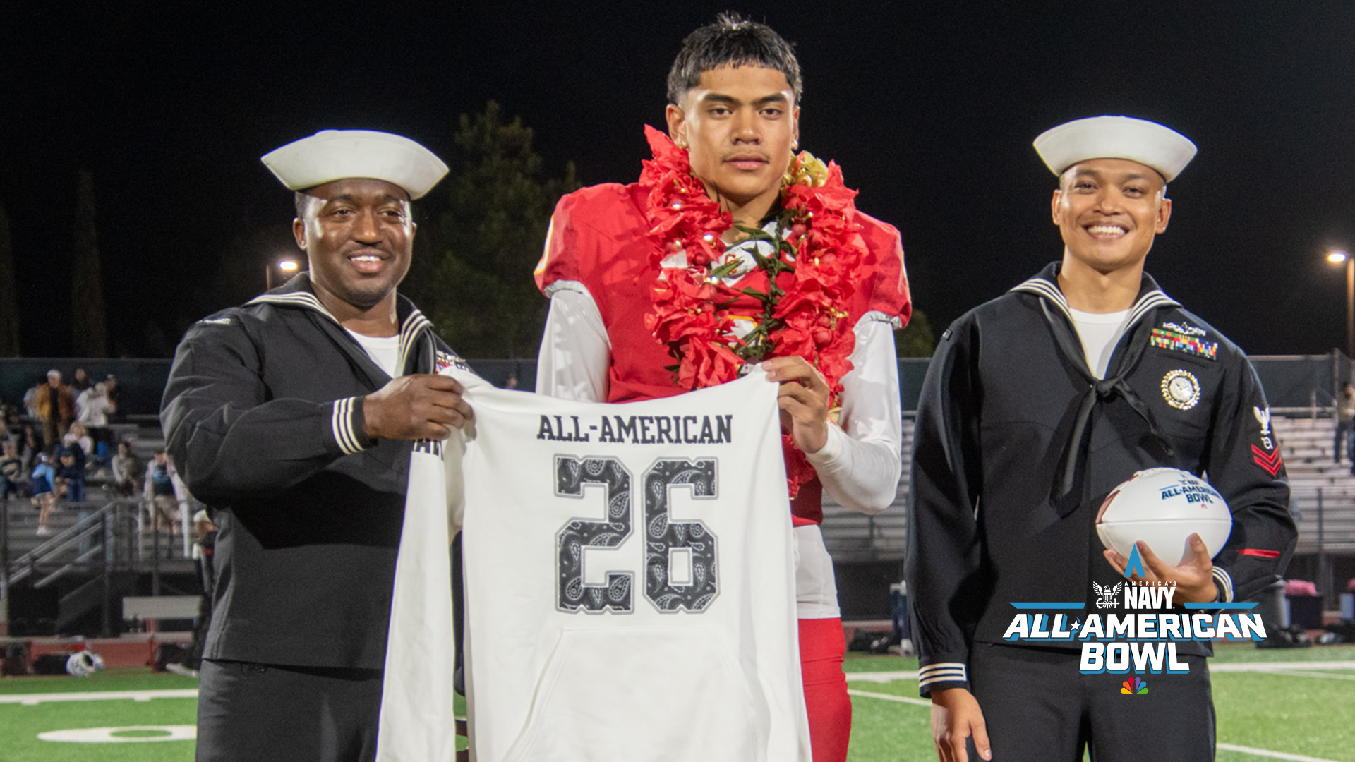 Defensive Back Honor Fa’alave-Johnson Honored as a 2026 Navy All-American