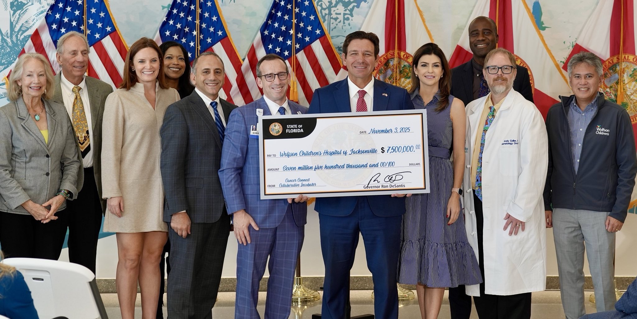 Governor Ron DeSantis and First Lady Casey DeSantis announce cancer ...