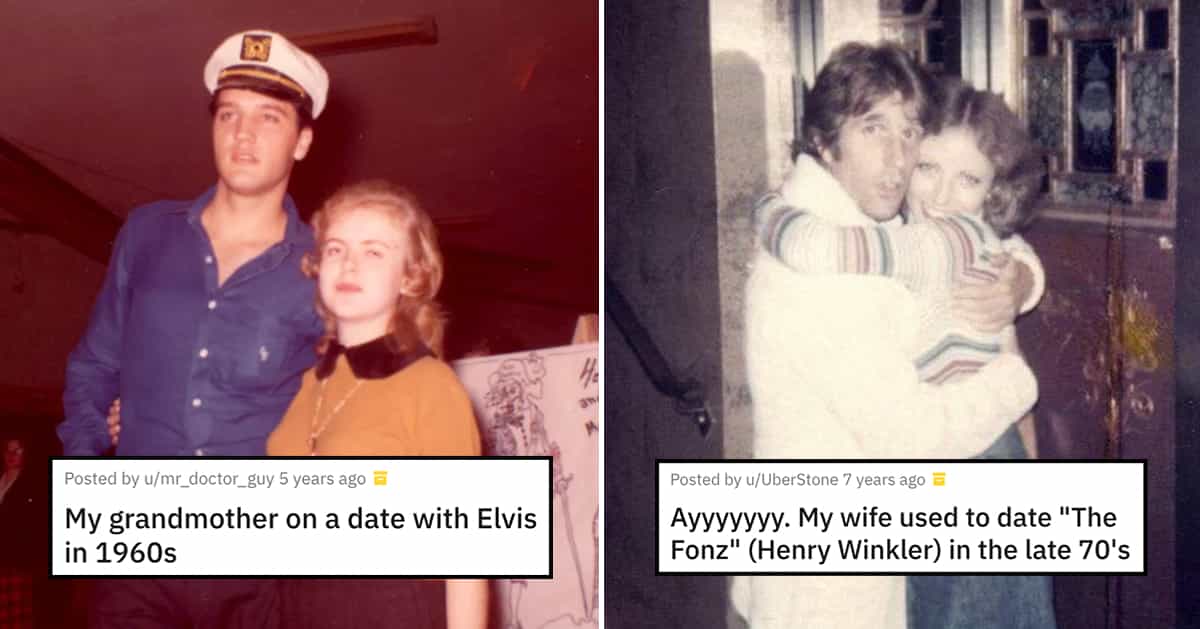 Old-School cool first date photos