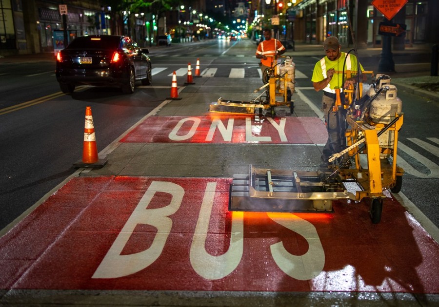 SEPTA expands red bus-only lanes in Center City and South Philadelphia