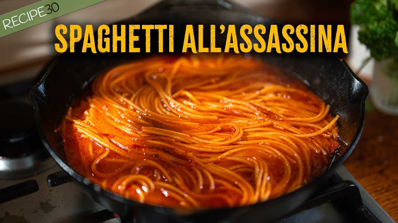 I cooked pasta without boiling it - Spaghetti all’Assassina