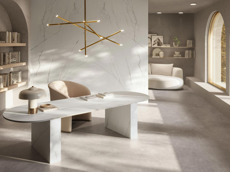 Venux amplía su portfolio con una nueva línea de mobiliario en piedra sinterizada