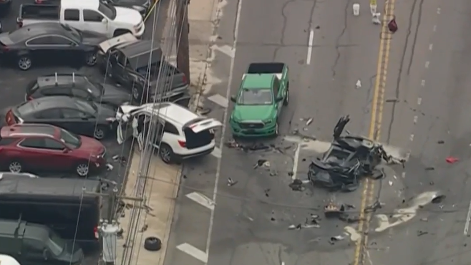 5 injured in multi-car crash in Prospect Park