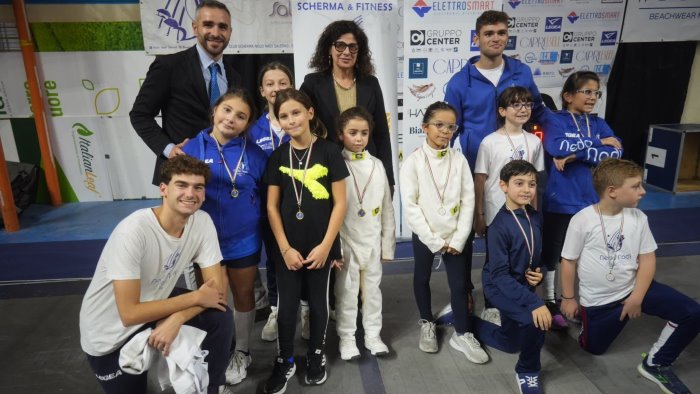 Scherma, la Nedo Nadi Salerno brilla alla prova Interregionale Under 14