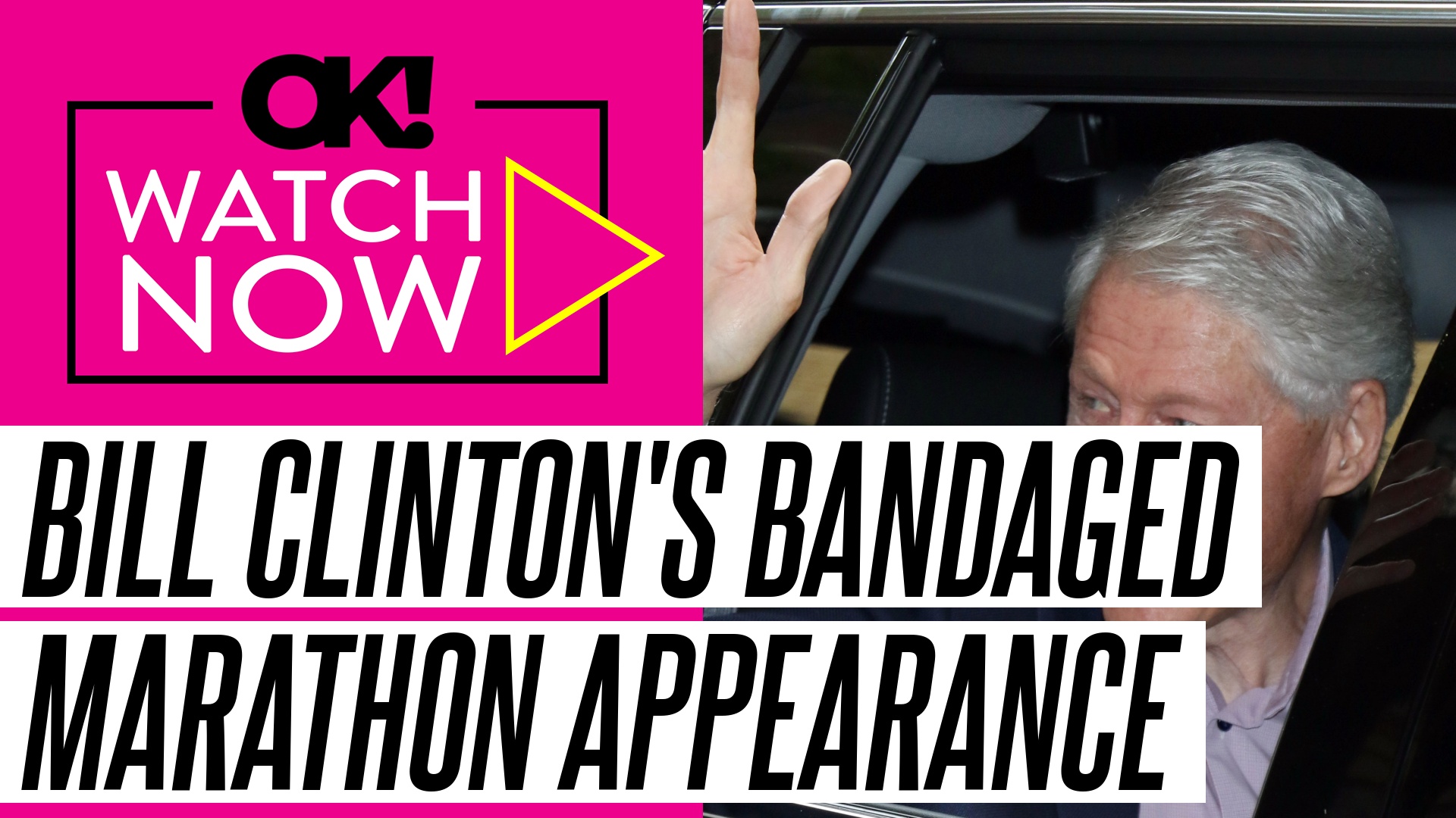 Bill Clinton, 79, Sparks Concerns After He's Spotted With Bandage on ...