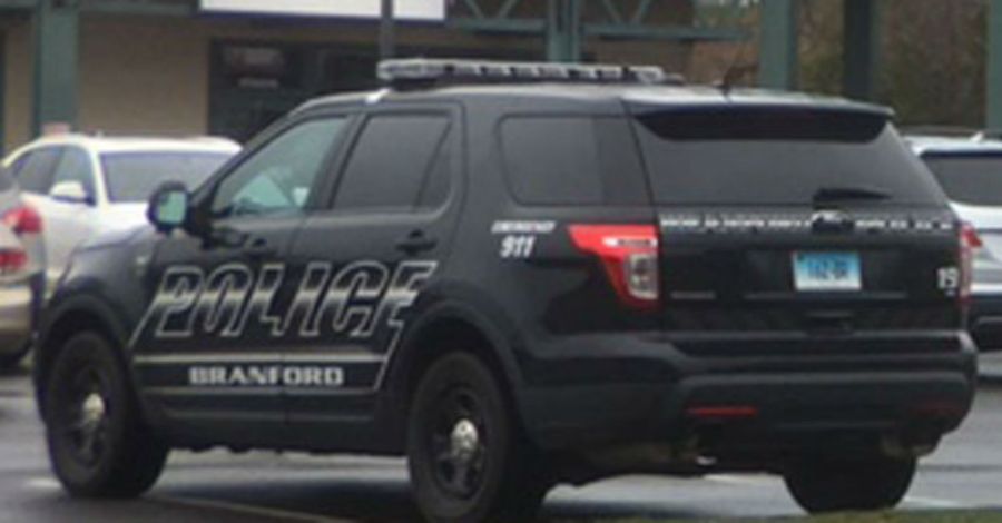 Driver accused of striking multiple police vehicles in Branford