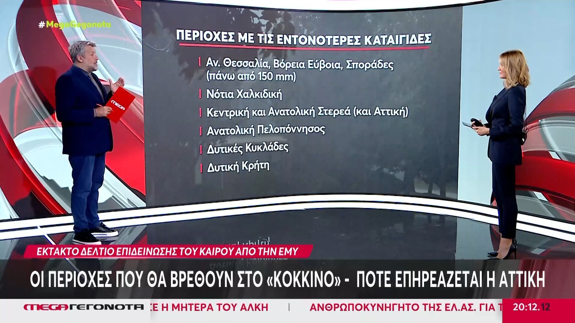 Έκτακτο δελτίο επιδείνωσης του καιρού από την ΕΜΥ: Οι περιοχές που θα ...