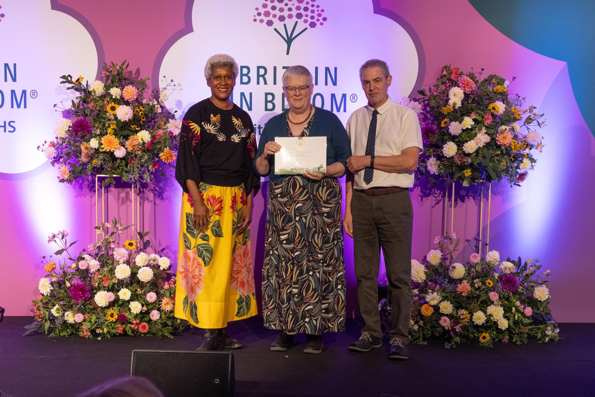 Alnwick strikes gold at Britain in Bloom awards