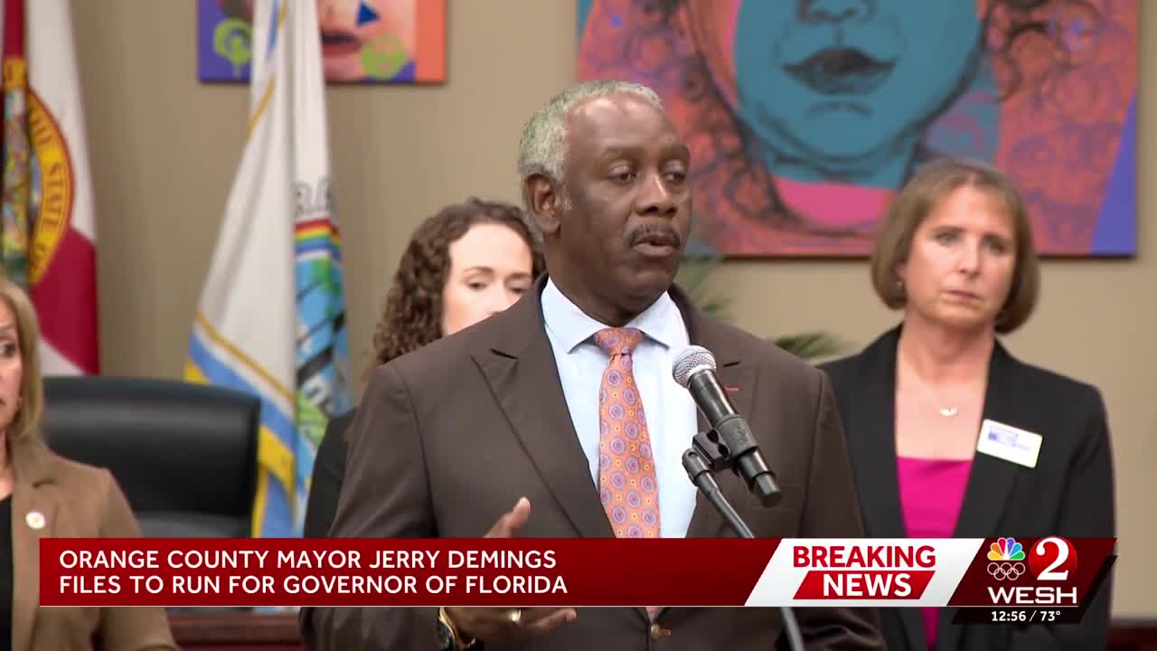Orange County Mayor Jerry Demings files to run for governor of Florida
