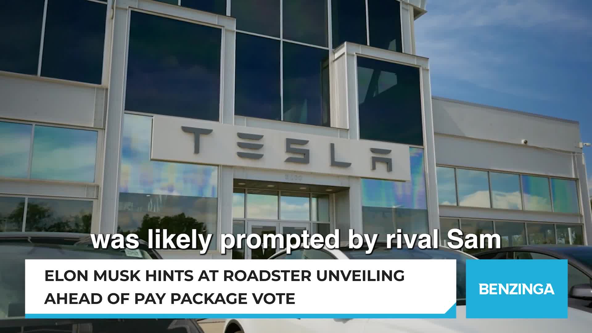 Elon Musk Hints At Roadster Unveiling Ahead Of Pay Package Vote