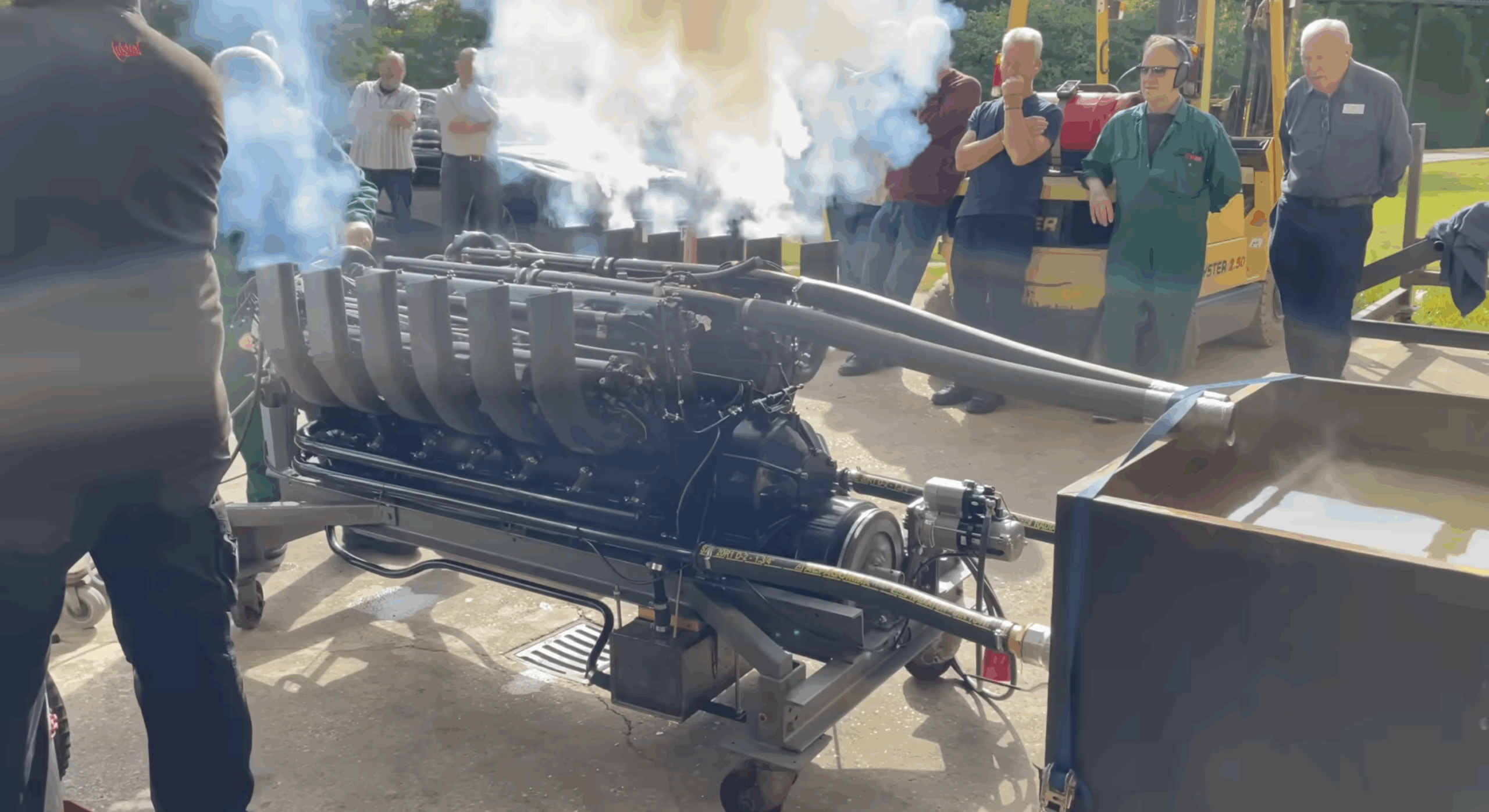 Listen to This 22.5-Liter, 1000-HP V-12 Come to Life Again After 90 Years