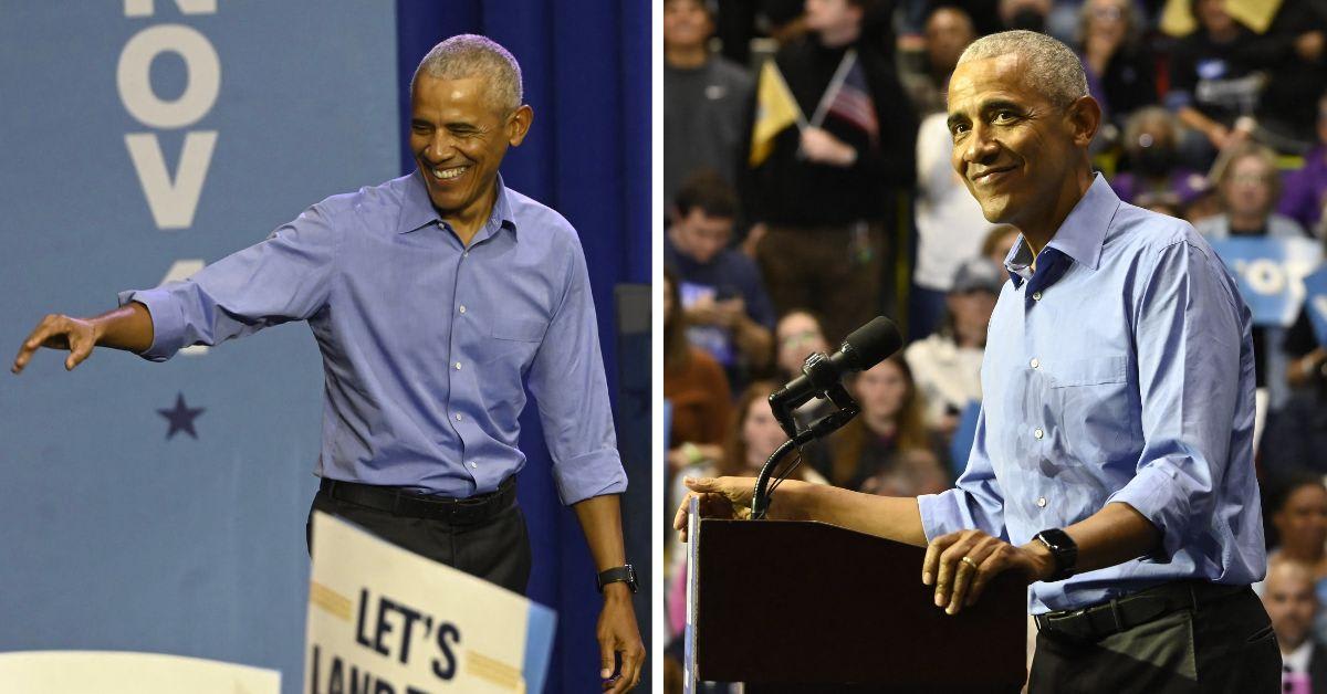Barack Obama Reminds 'Cute' Fan He’s Married at Campaign Rally ...