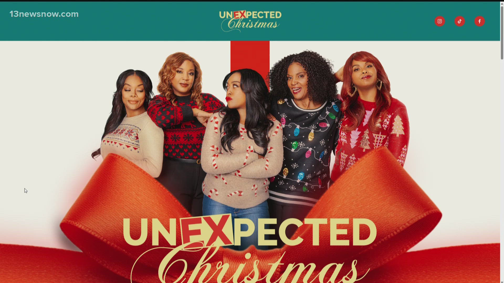 Hampton Roads native debuts holiday film “Unexpected Christmas ...