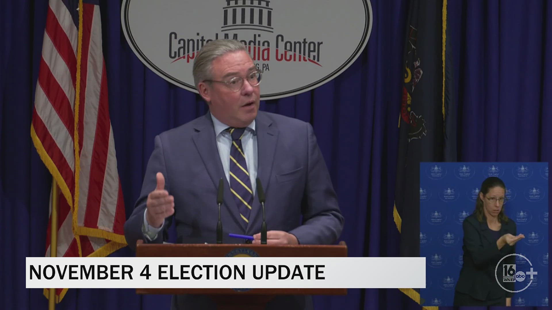 State secretary provides update on November 4 election