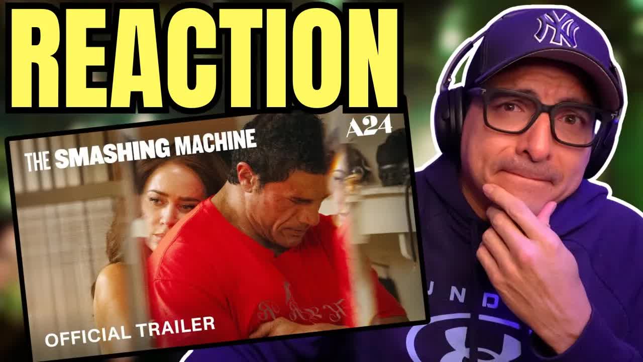 The Smashing Machine official trailer 2 reaction | The Rock | A24