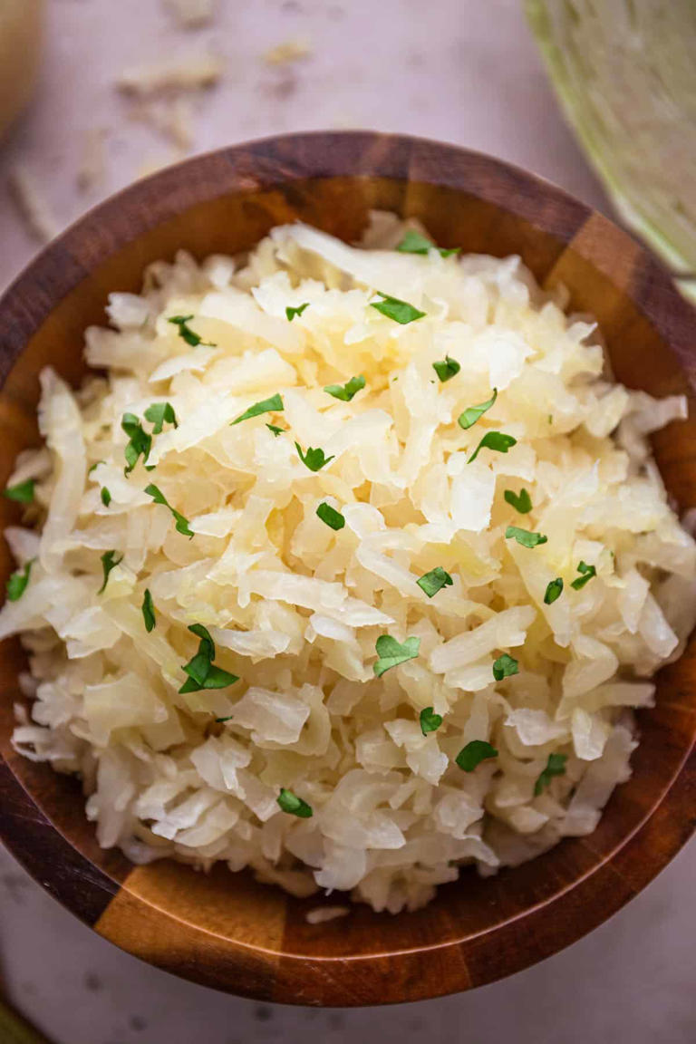 Super simple sauerkraut