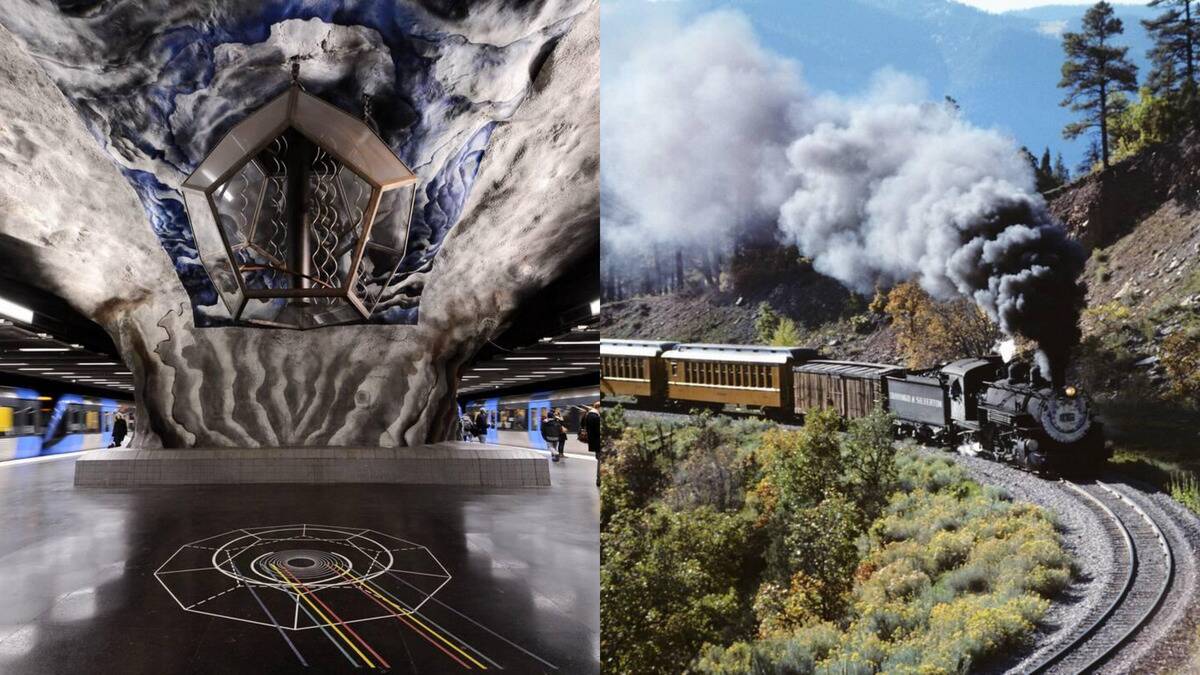 The evolution of trains through time