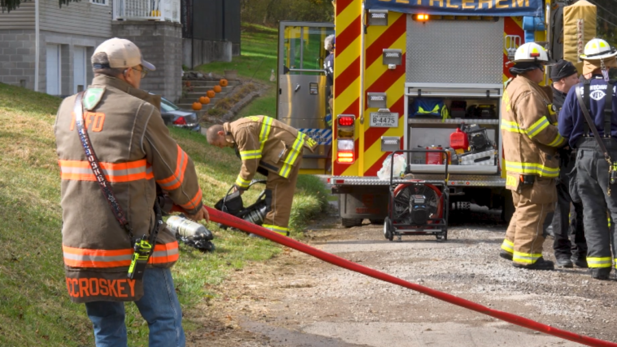 Fire erupts in West Virginia, quick thinking saves their lives