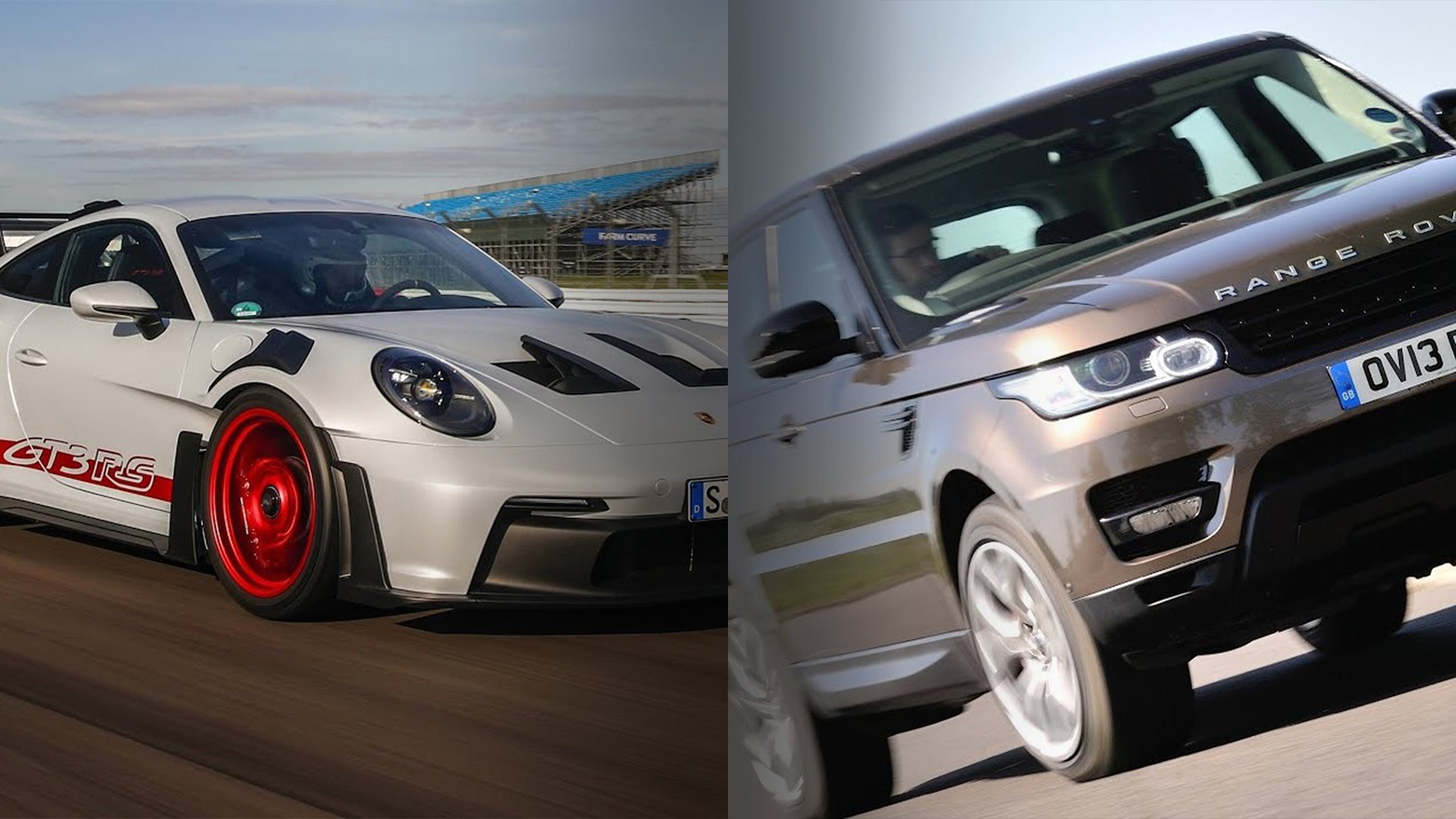 Porsche 911 GT3 RS vs Range Rover, Track Precision Meets Luxury Power