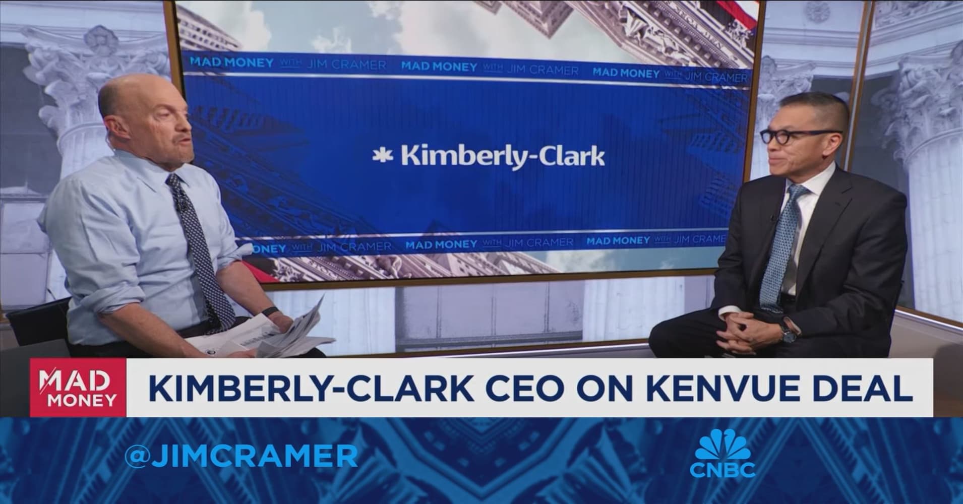 Kimberly-Clark CEO Mike Hsu goes one-on-one with Jim Cramer