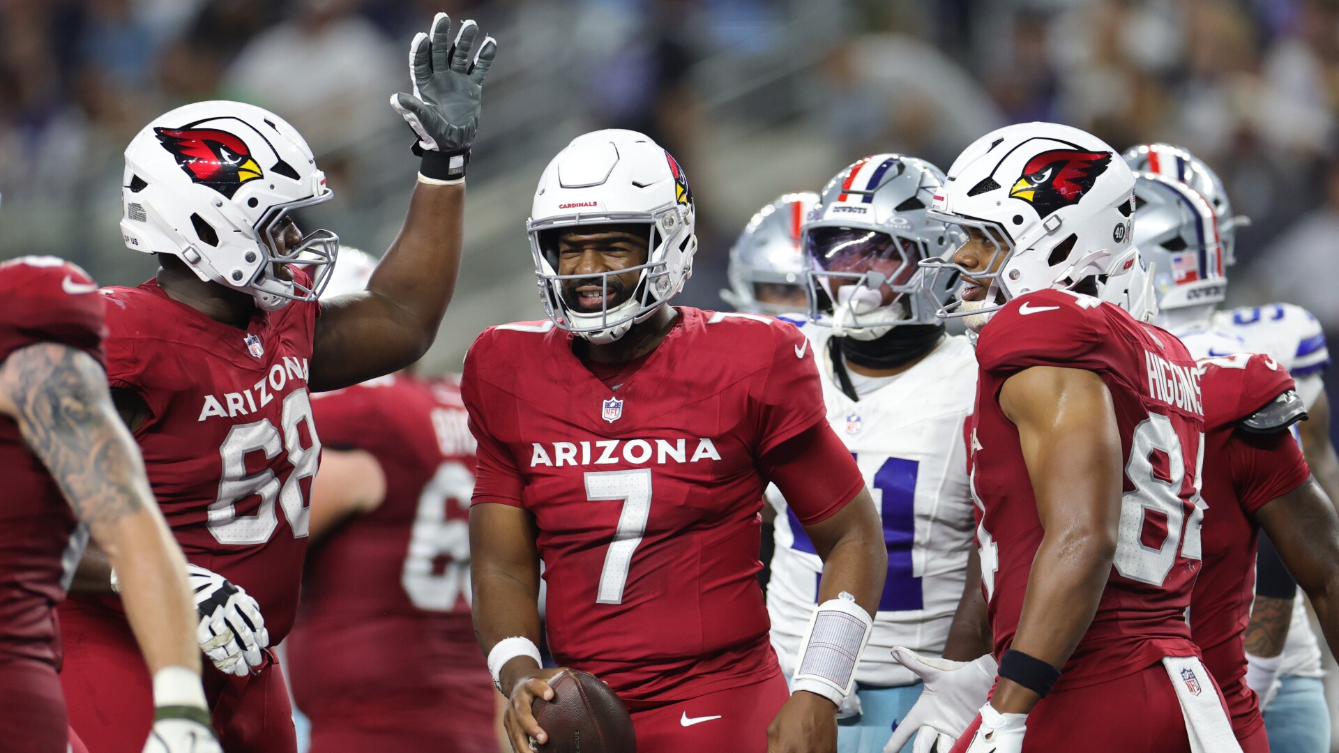 Jacoby Brissett's second TD pass gives Cardinals 24-7 lead