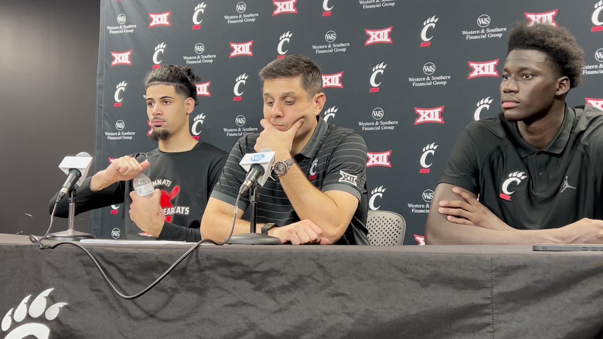 Moustapha Thiam, Shon Abaev WCU Postgame