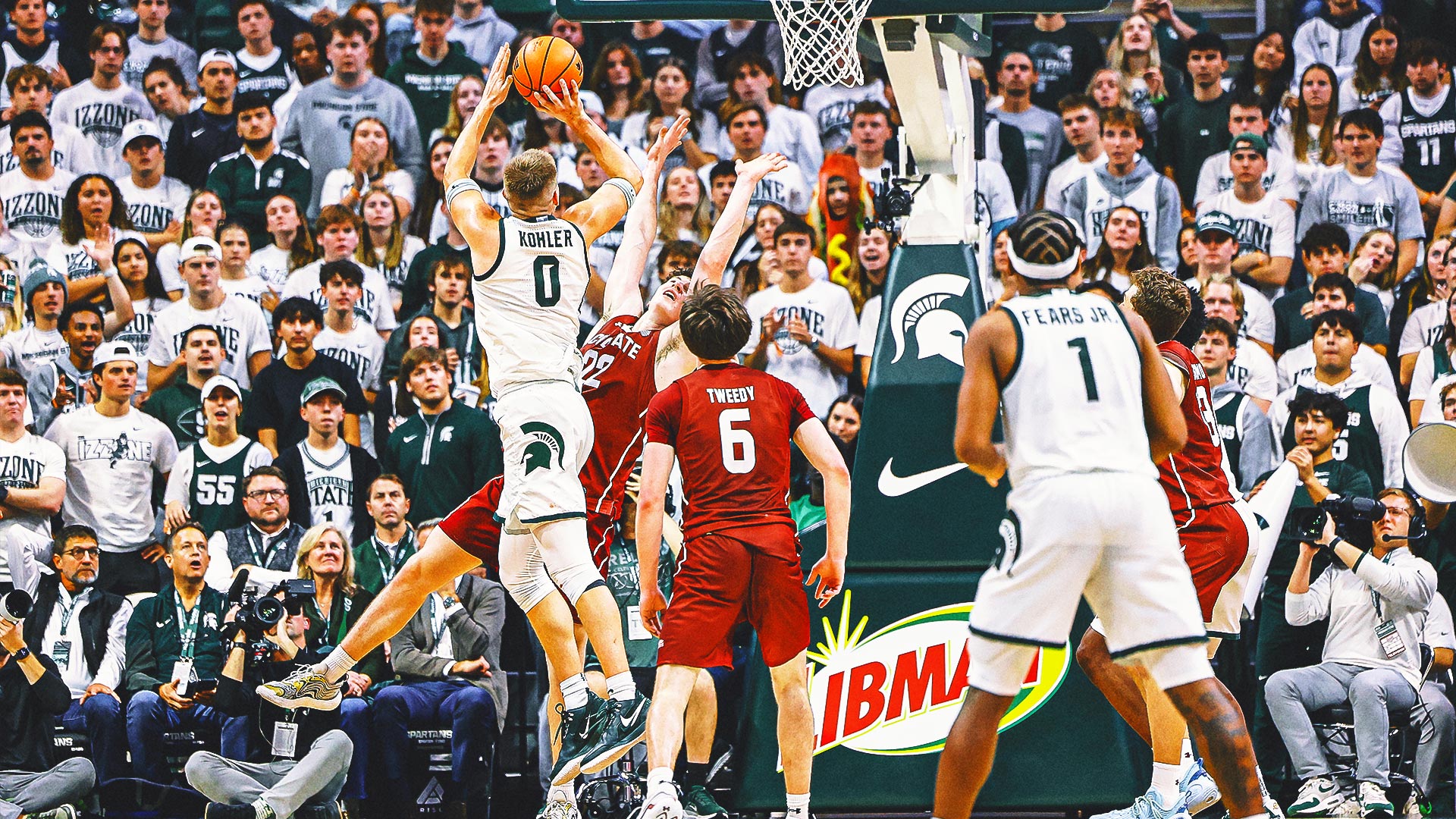 Jaxon Kohler Scores 16 Points in No. 22 Michigan State's 80-69 Win Over ...