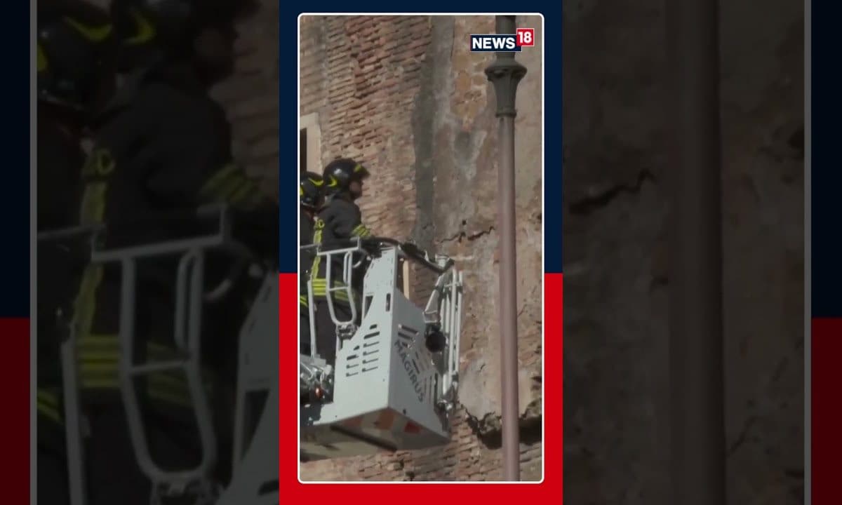 Torre Dei Conti In Rome Partially Collapsed During Renovations Injuring ...