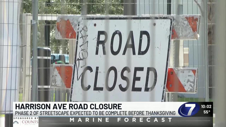 The Finish Line is in sight for the Harrison Streetscape Project