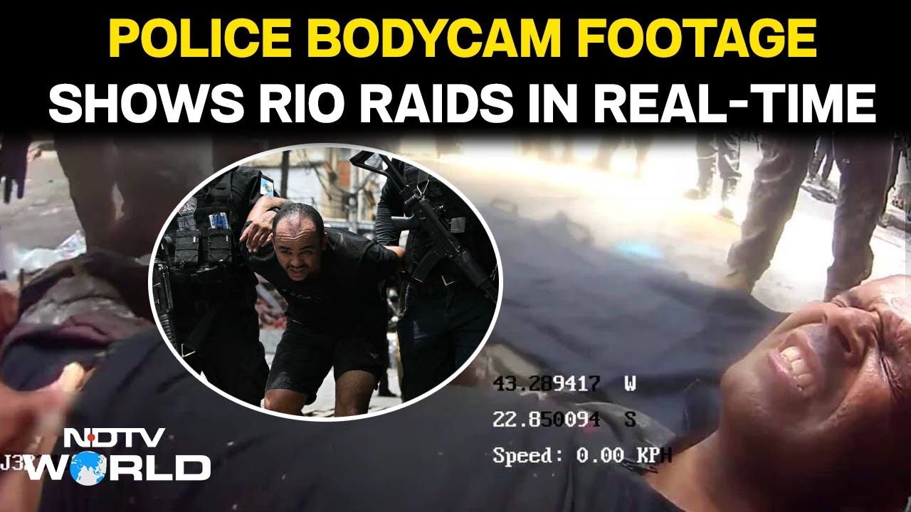 Brazil Deadliest Raid | Police Bodycam Footage Shows Rio Anti-Gang ...