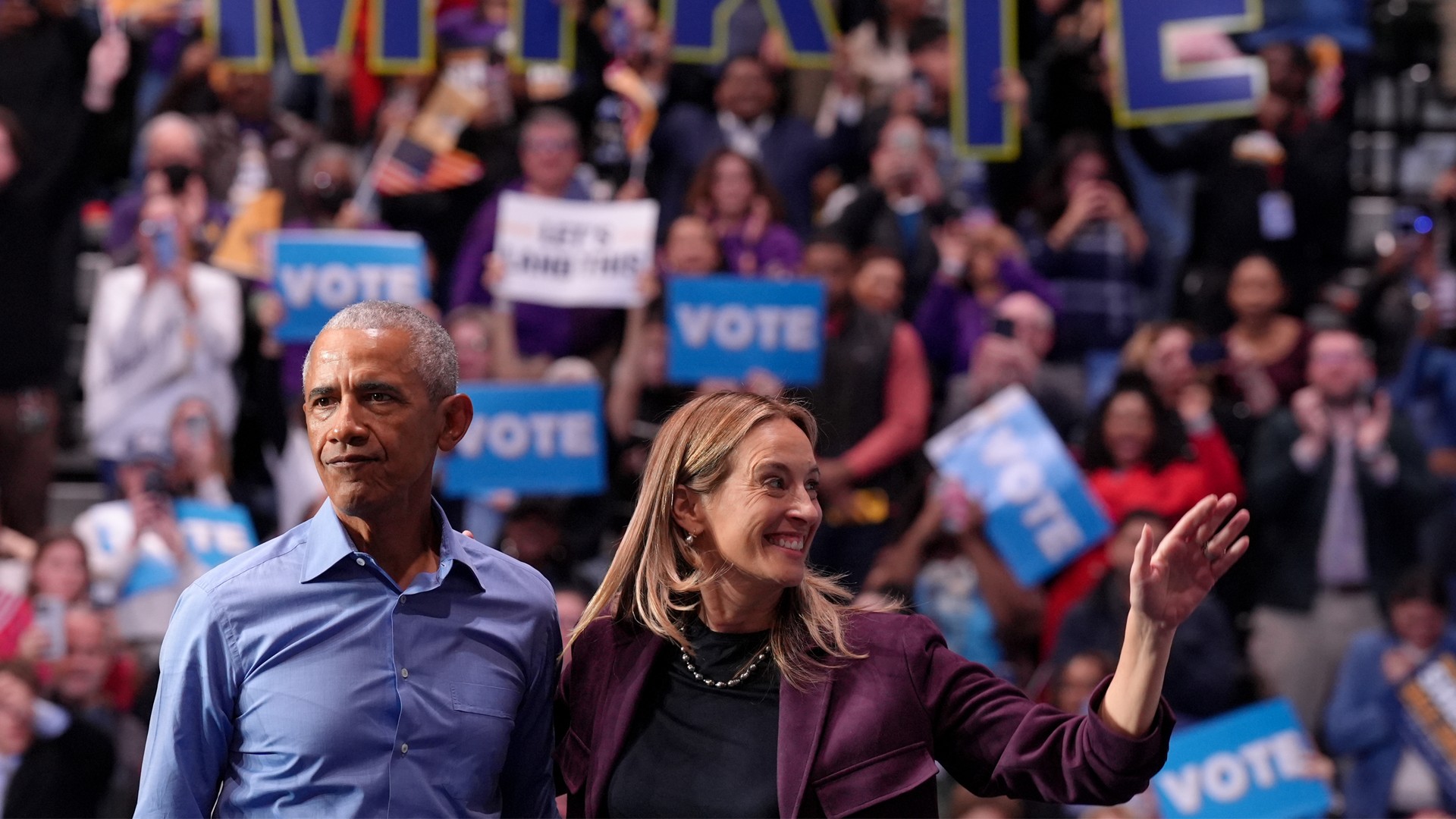 Candidates make closing pitches in New Jersey, Virginia