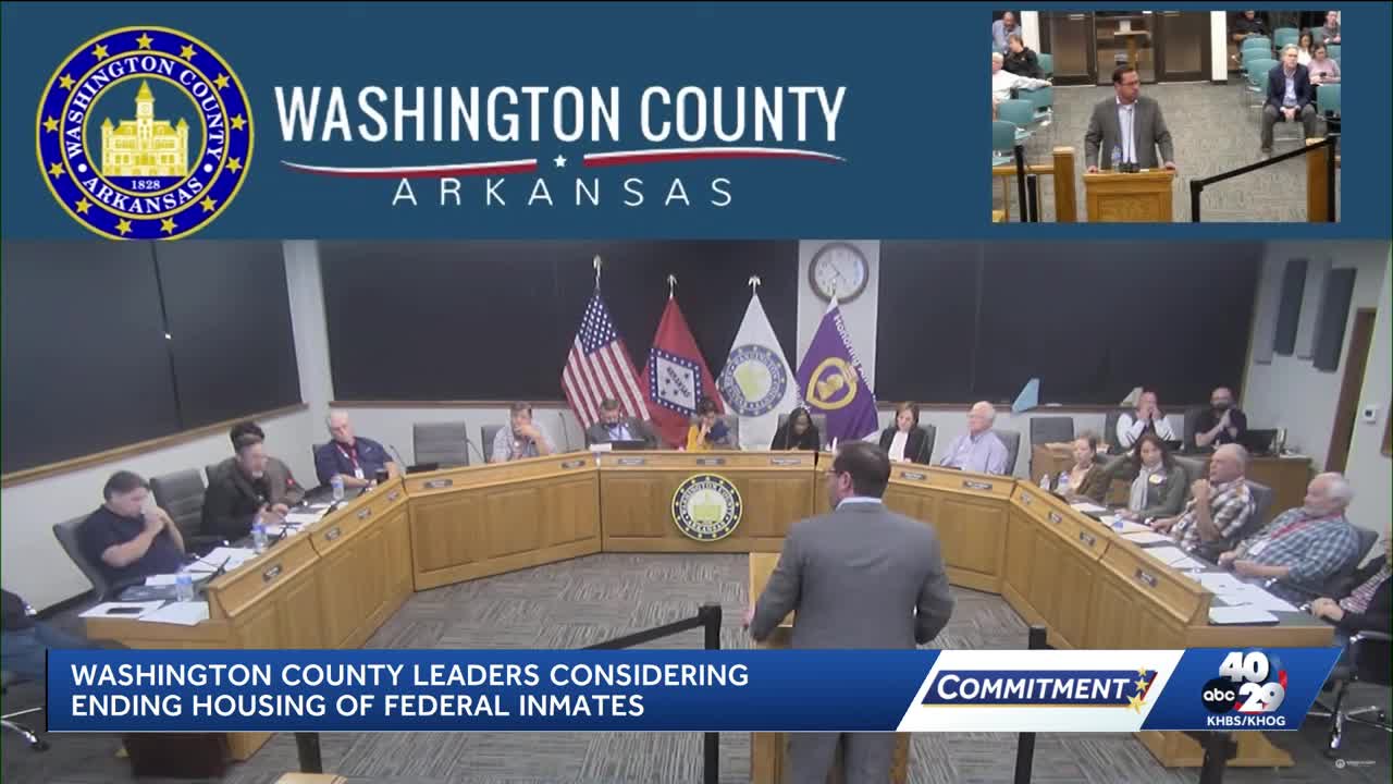 Washington County leaders discuss housing federal inmates